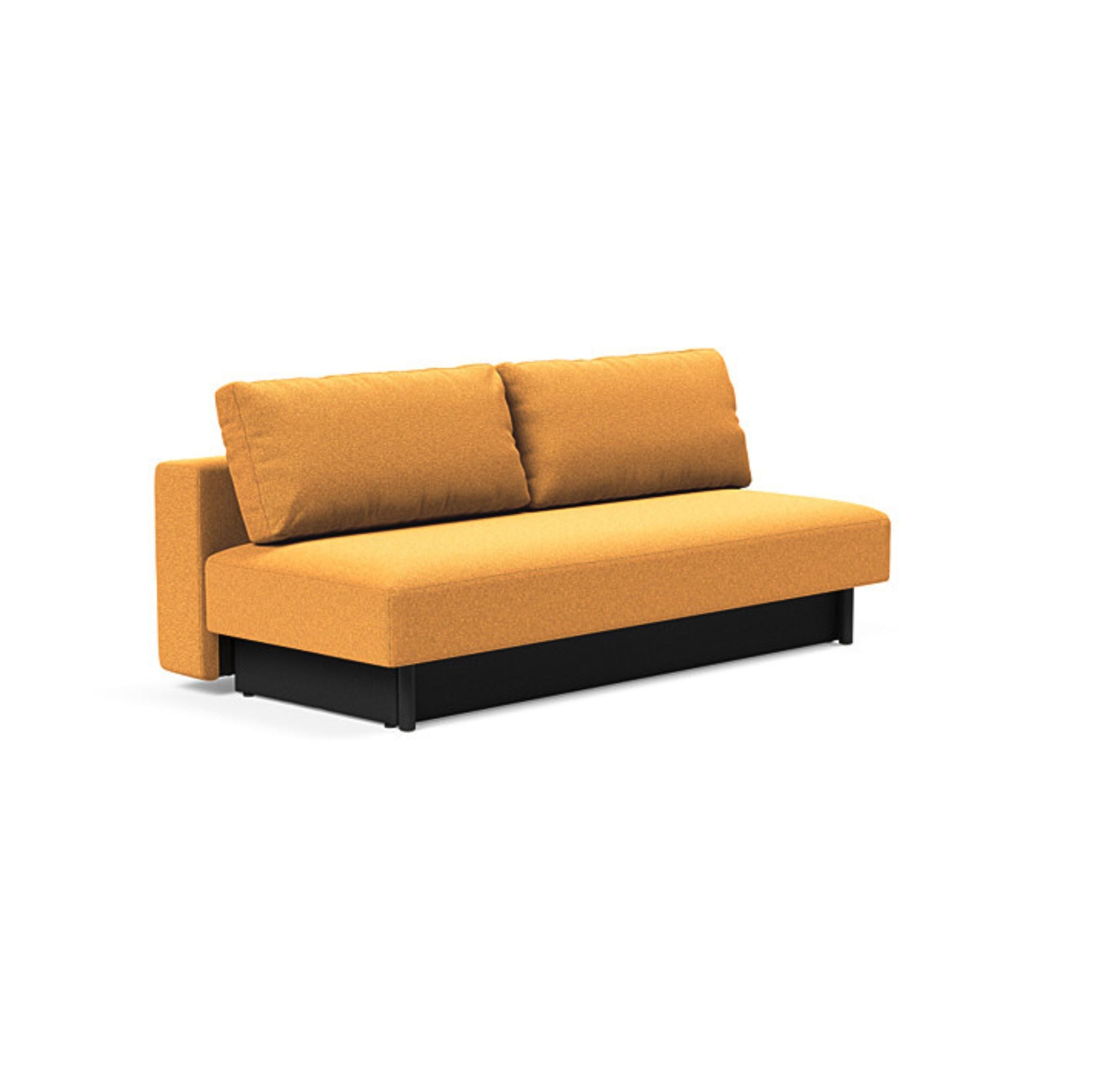 Canapea extensibila Merga Bouclé Ochre 140x200 cm – The Decorators