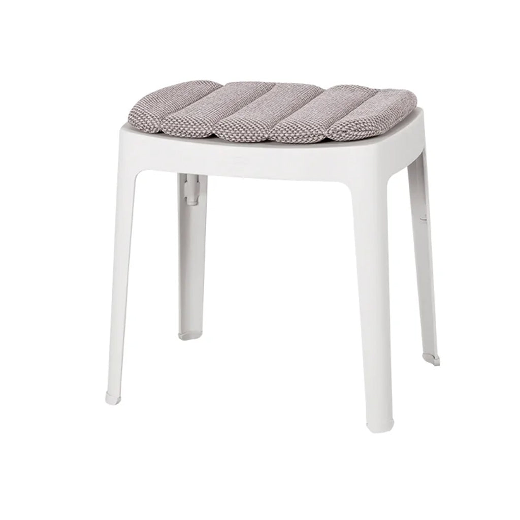 Taburet de exterior Cane-line Cut White – The Decorators