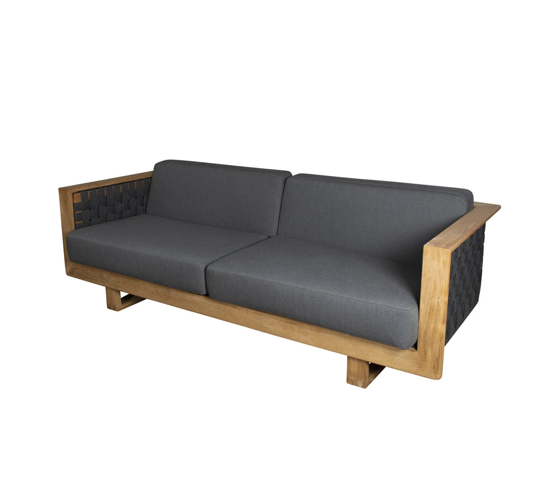 Canapea de exterior 3 locuri Cane-line Angle – The Decorators