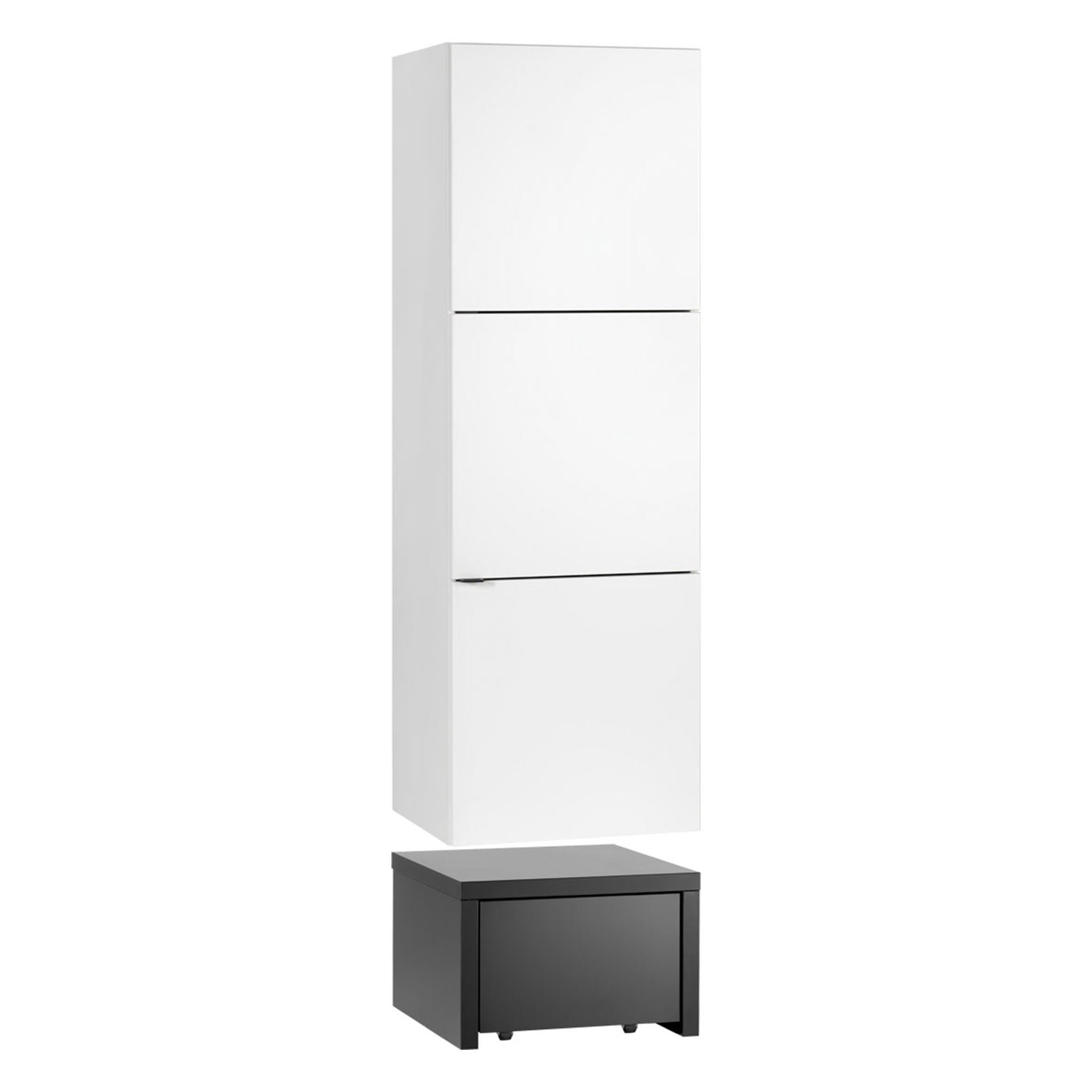 Dulap cu o usa cu baza cu sertar VOX Young Users 54x194cm – The Decorators